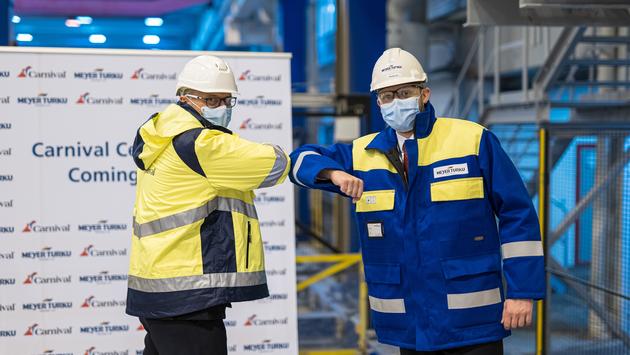 Carnival Celebrates First Steel Cut for New Excel-Class Ship - AirGuide ...