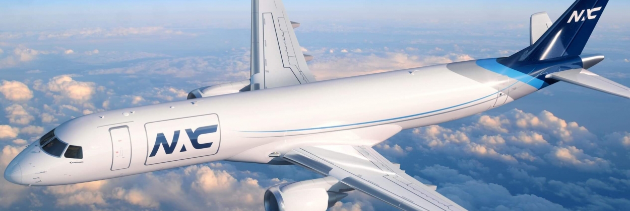 Embraer E190 and E195 P2F converted cargo jet program launched by NAC ...