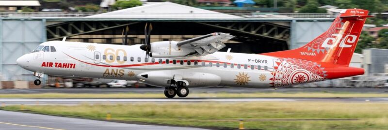 Air Tahiti Unveils ATR-72 Aircraft Featuring Striking Polynesian Art ...