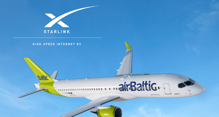 airBaltic to offer SpaceX Starlink high-speed internet on board - AirGuide.info :: AirGuide ...
