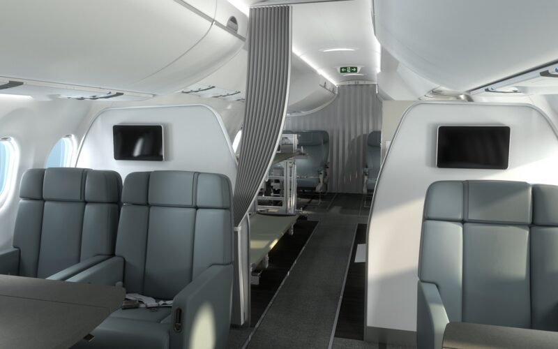Lufthansa Technik Reveals Cabin Configuration for A220 ACJ Private Jet ...